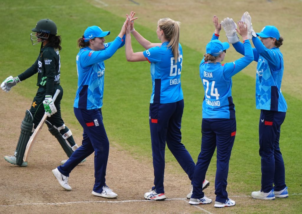 England beat Pakistan in ODI opener as Sophie Ecclestone edges closer ...