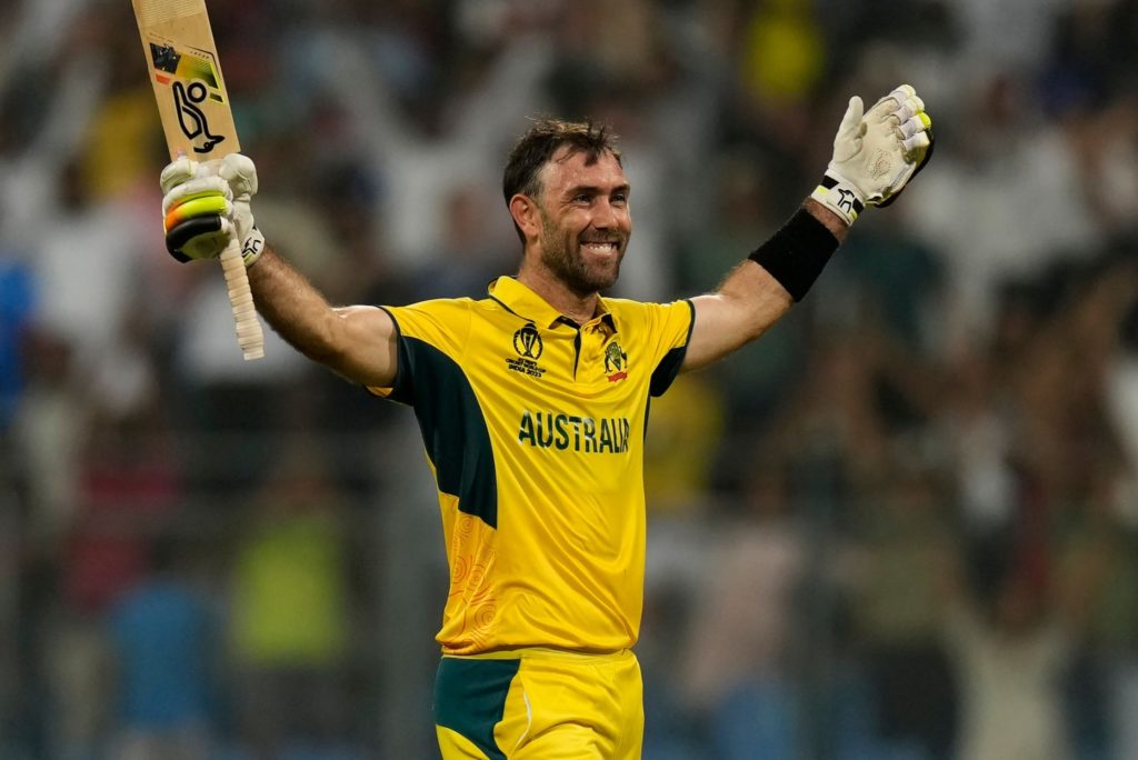 Maxwell hits stunning 201* as Australia reach semi-finals