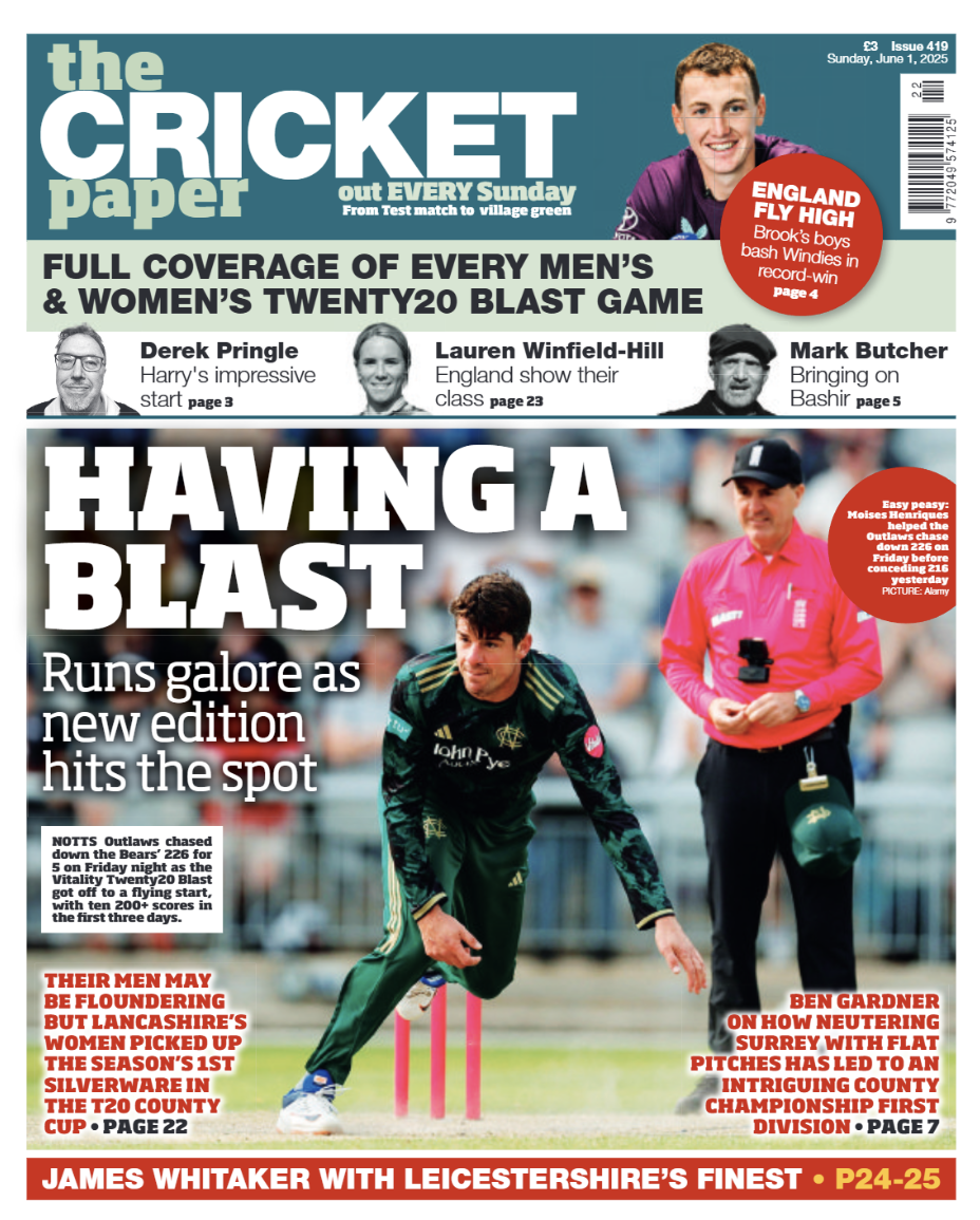 Home - The Cricket Paper