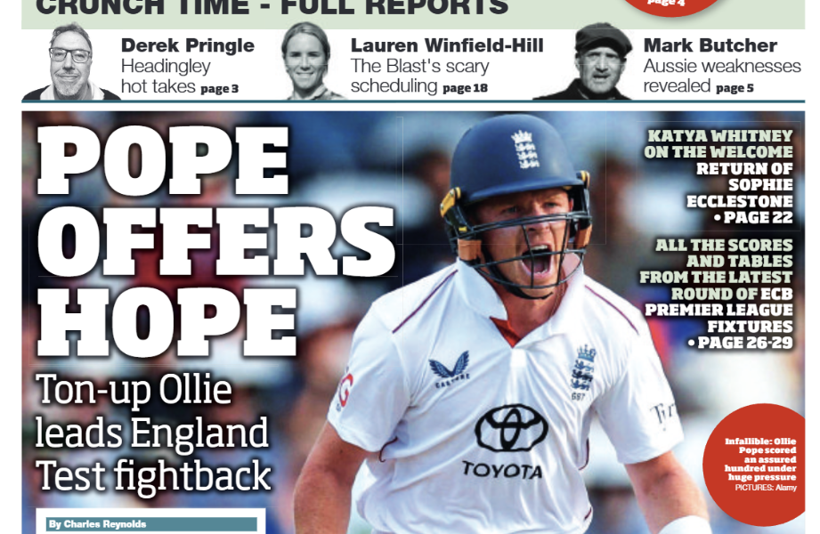 Home - The Cricket Paper