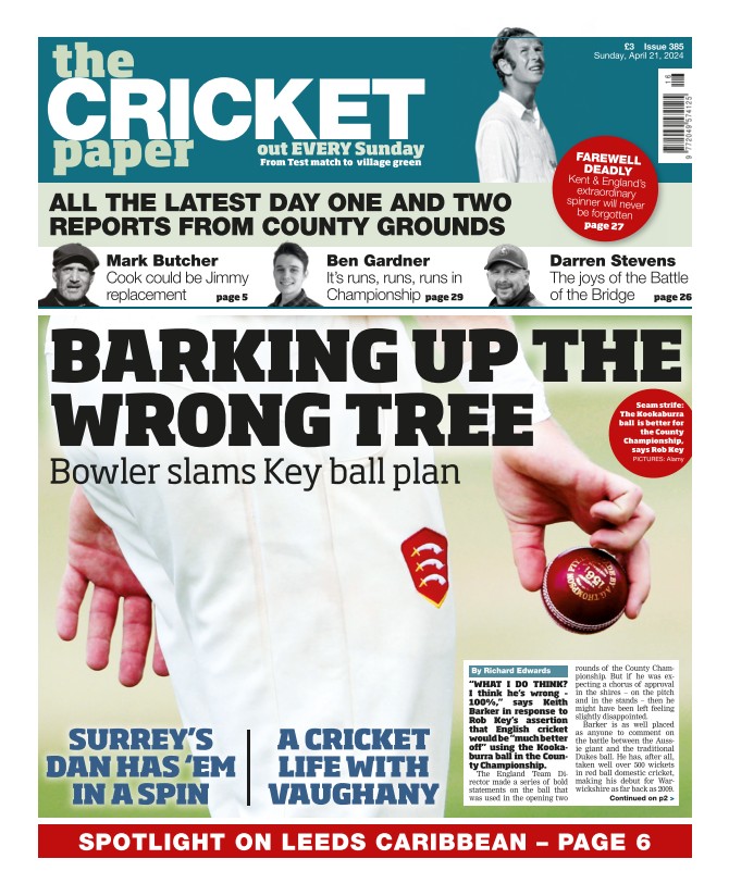 Subscriptions - The Cricket Paper